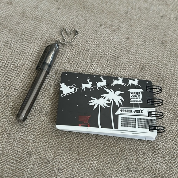 trader joes | Office | Trader Joes Recycled Gift Card Notepad With Pen ...